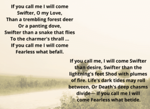 If you call me by Sarojini Naidu - Creative Religious